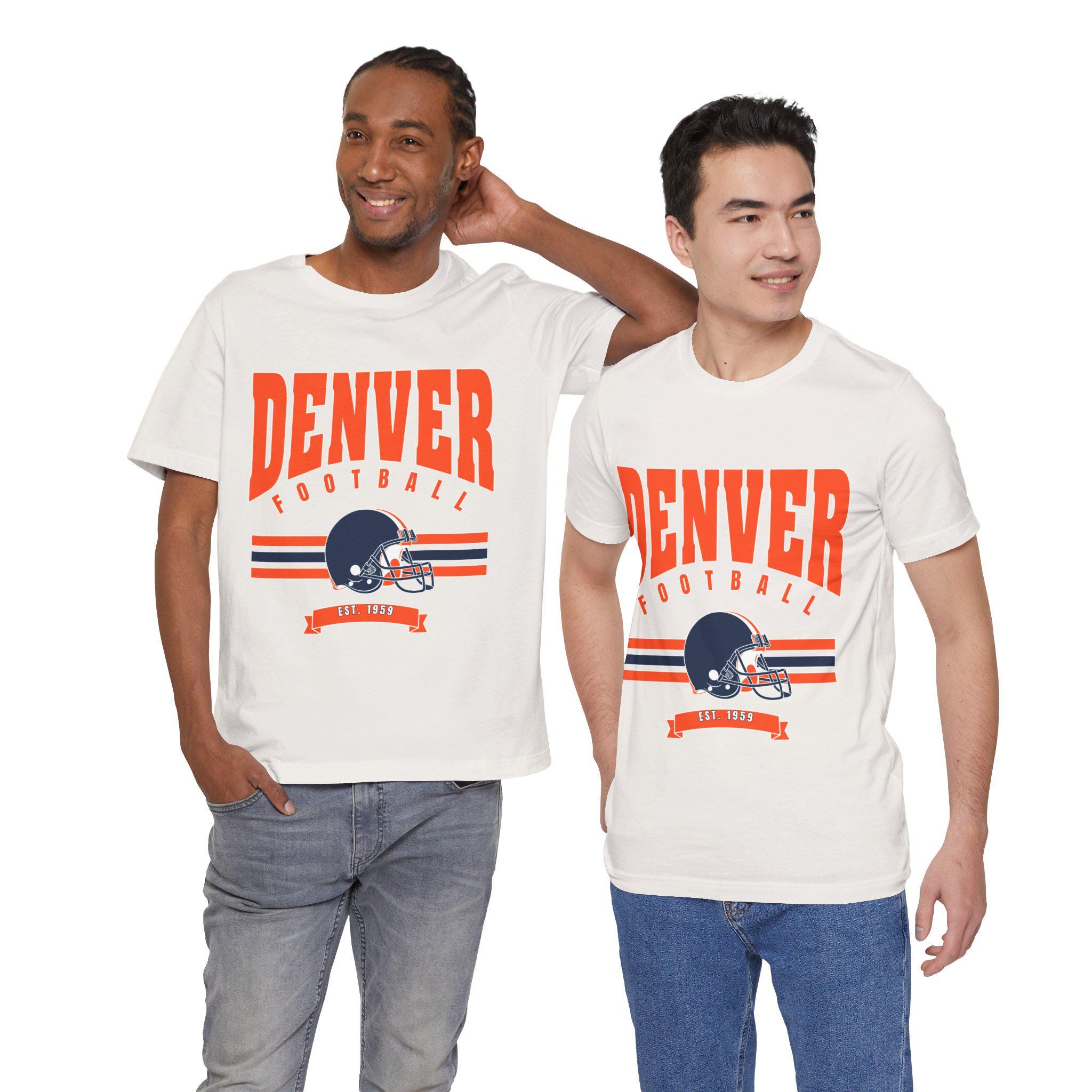 Vintage Denver Football Shirt, Retro Denver Football Shirt, Denver ...