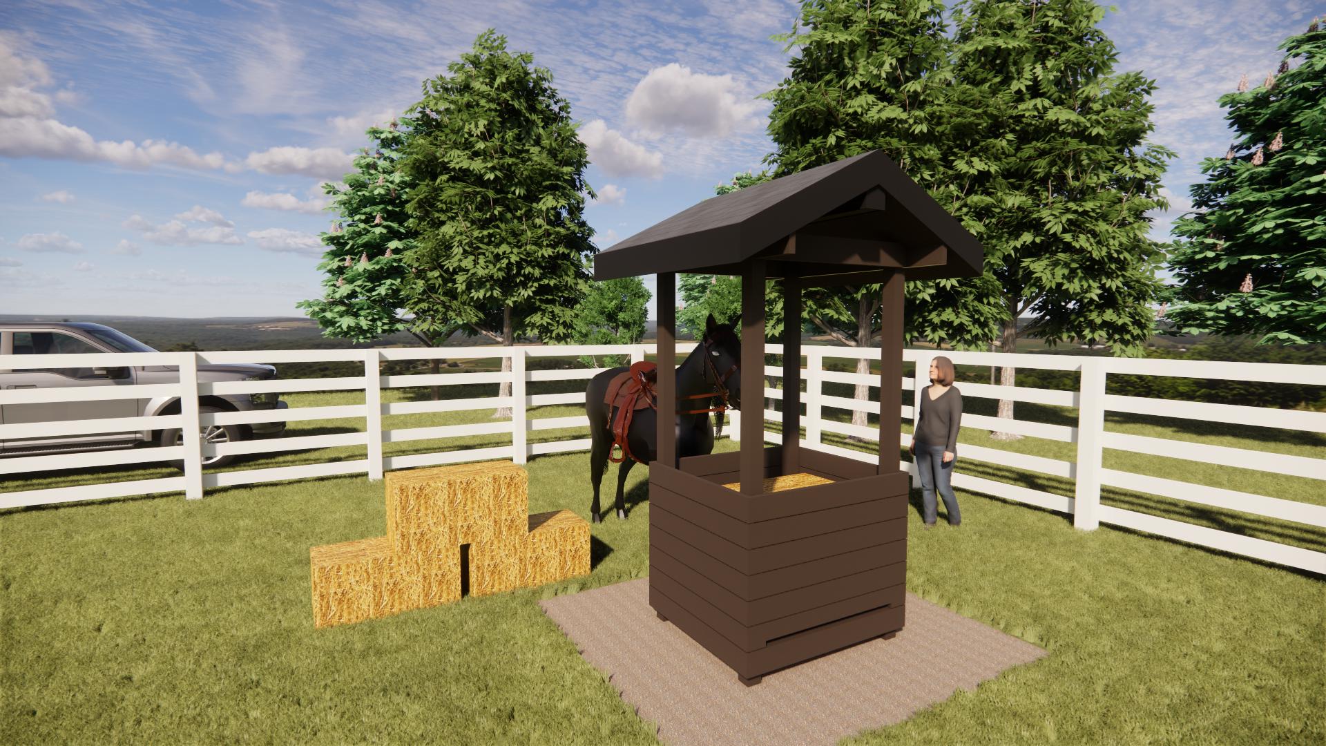 Equine Hay Hut Plans, Horse Barn Architecture (PDF) - Etsy