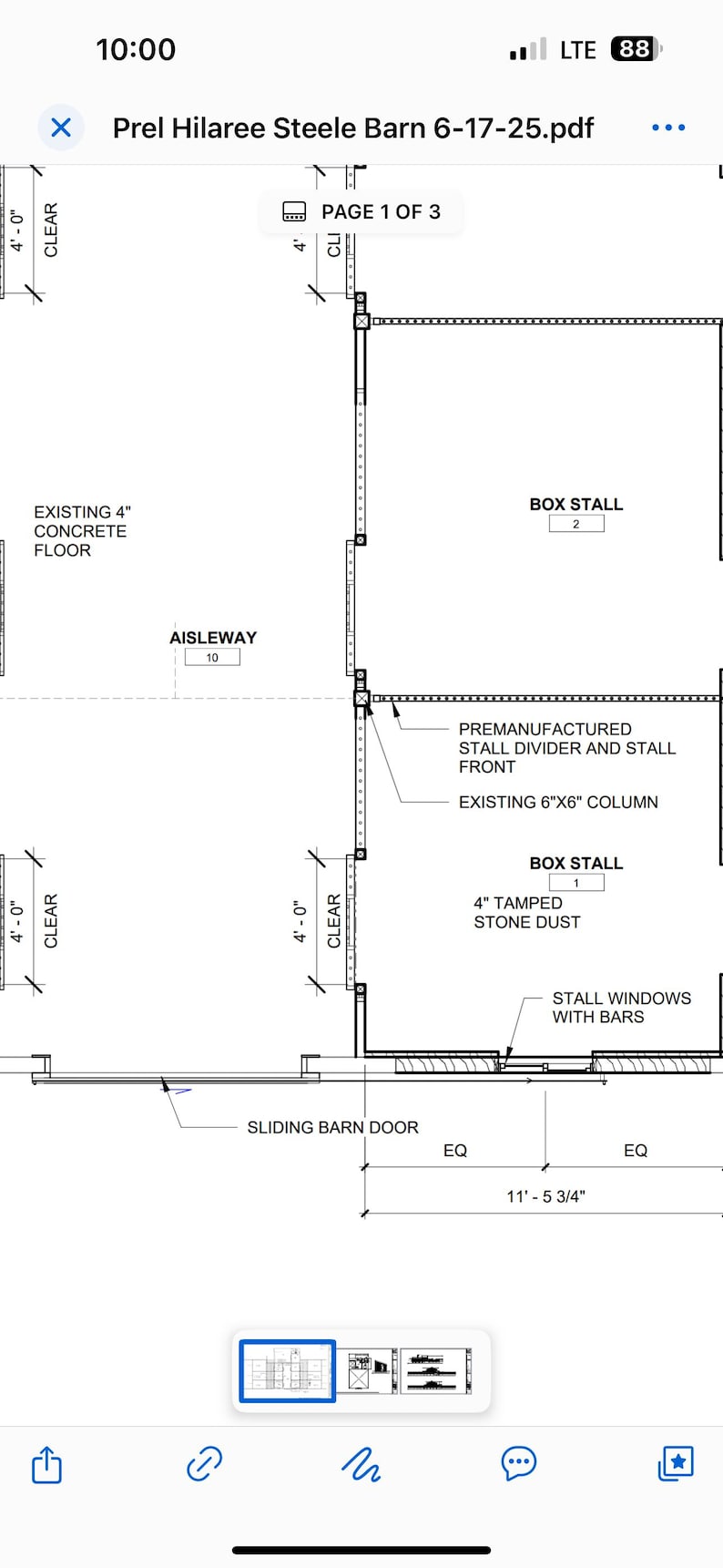 Custom Equine Barn Design, 3D Concept Plan (PDF) - Etsy