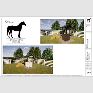 Equine Hay Hut Plans, Horse Barn Architecture (PDF) - Etsy