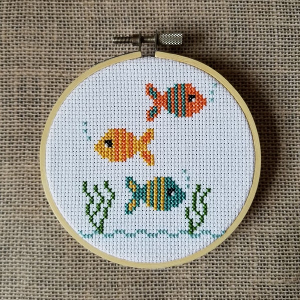 Fish Cross Stitch Pattern - Etsy