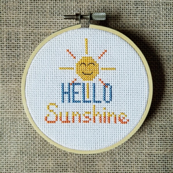 Sunshine Cross Stitch Pattern - Etsy