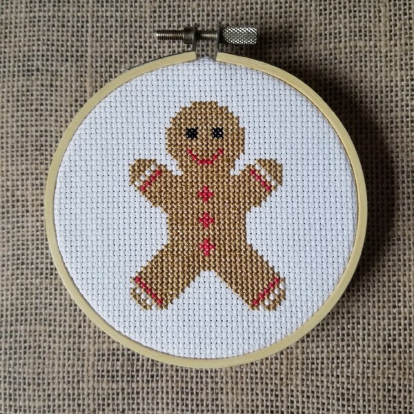 Gingerbread Cross Stitch Pattern - Etsy