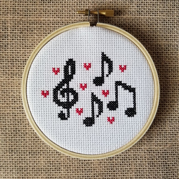 Music Cross Stitch - Etsy