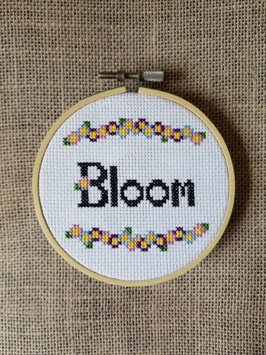 Counted Cross Stitch Bloom Pattern - PDF Download - Etsy