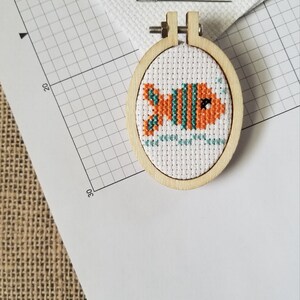 Counted Cross Stitch Fish and Ocean Fish Minis 2 Patterns - PDF ...