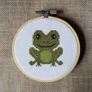 Counted Cross Stitch Frog Pattern - PDF Download - Etsy
