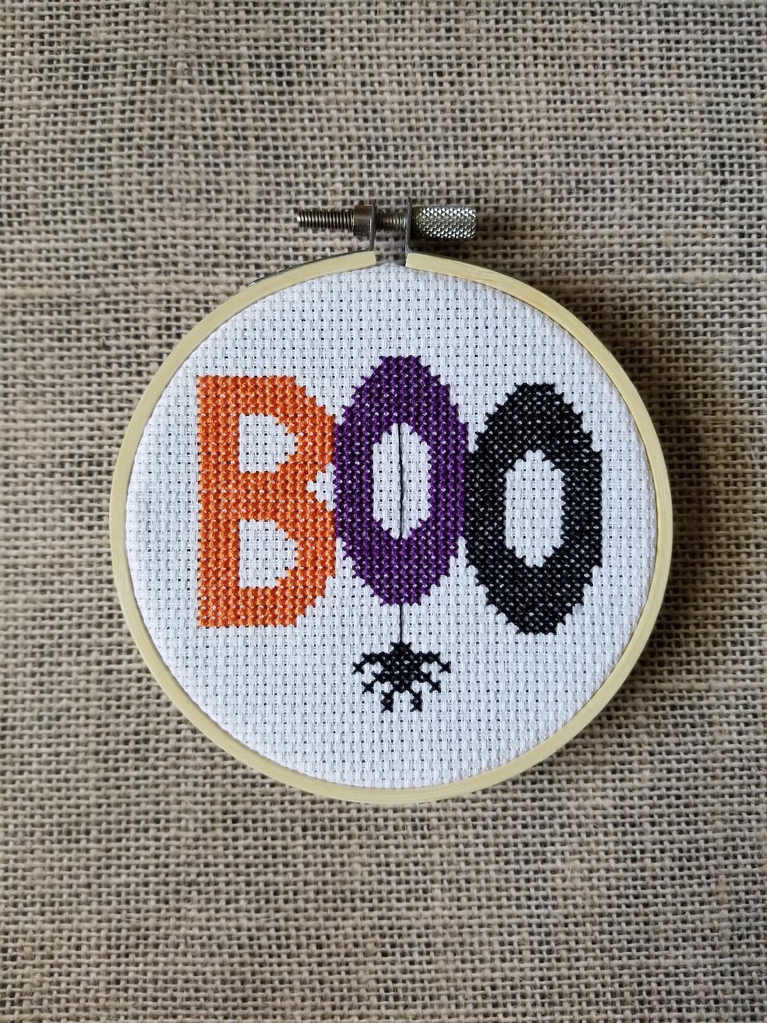 Counted Cross Stitch Boo Pattern - PDF Download - Etsy