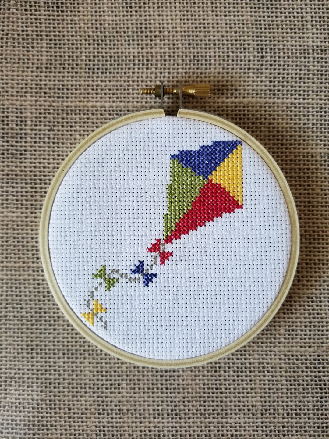 Counted Cross Stitch Kite Small Pattern - PDF Download - Etsy