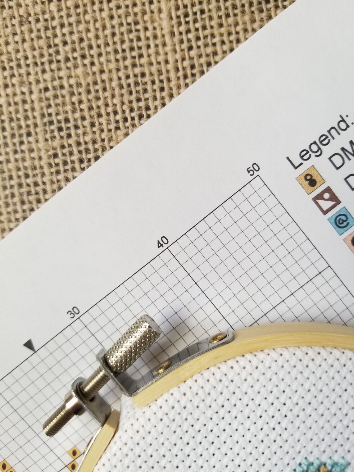Counted Cross Stitch Beach Sign Pattern - PDF Download - Etsy
