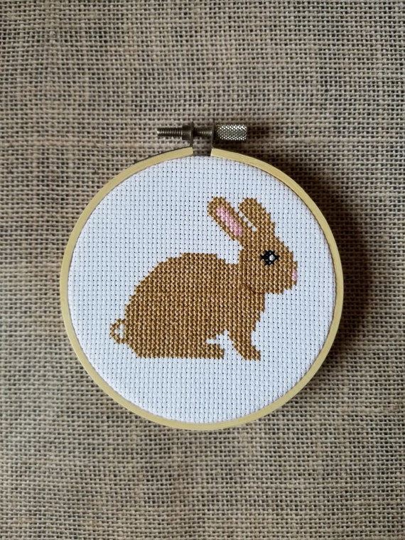 Counted Cross Stitch Rabbit Pattern PDF Download - Etsy