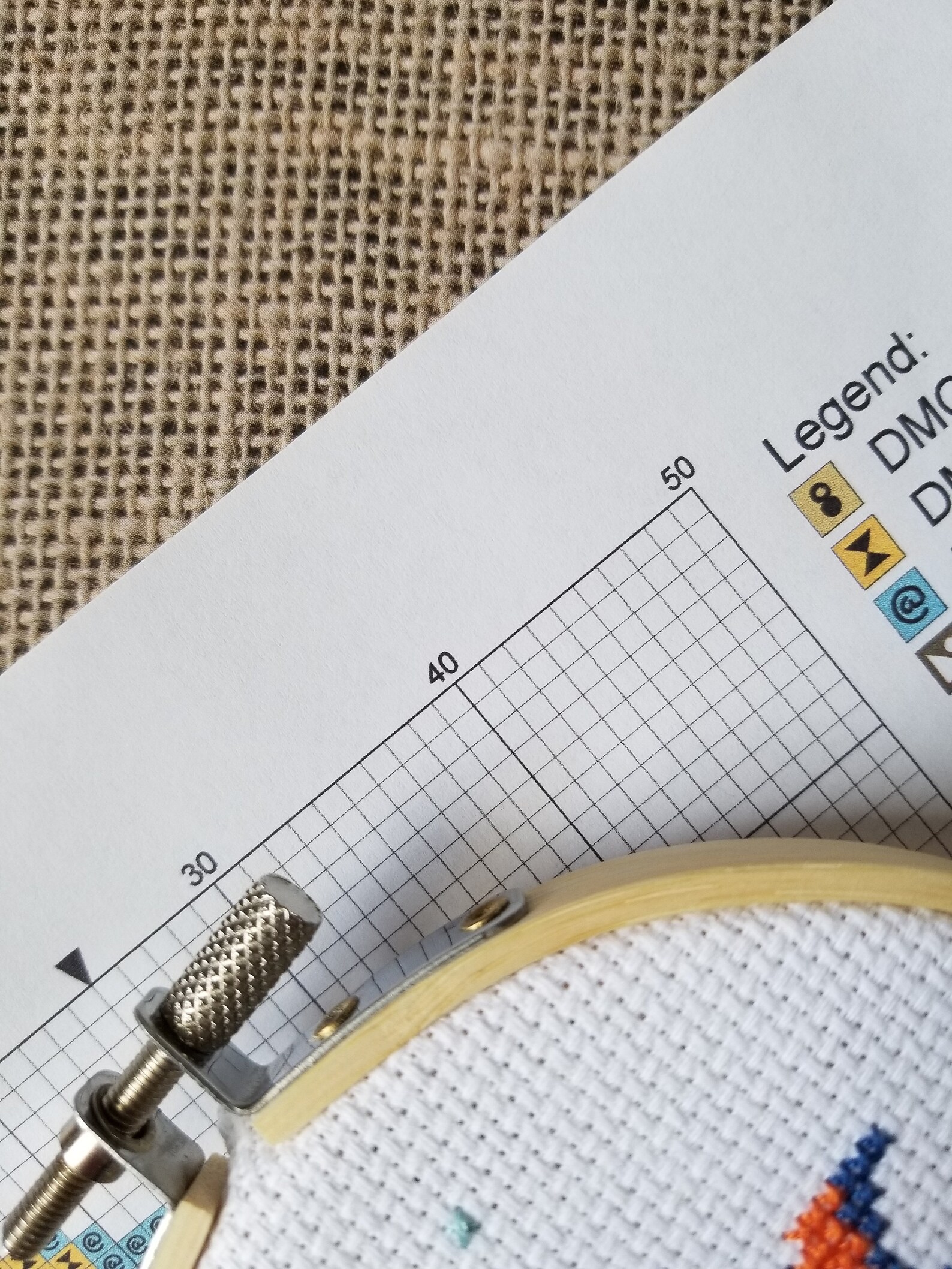 Counted Cross Stitch Ocean Fish Pattern - PDF Download - Etsy