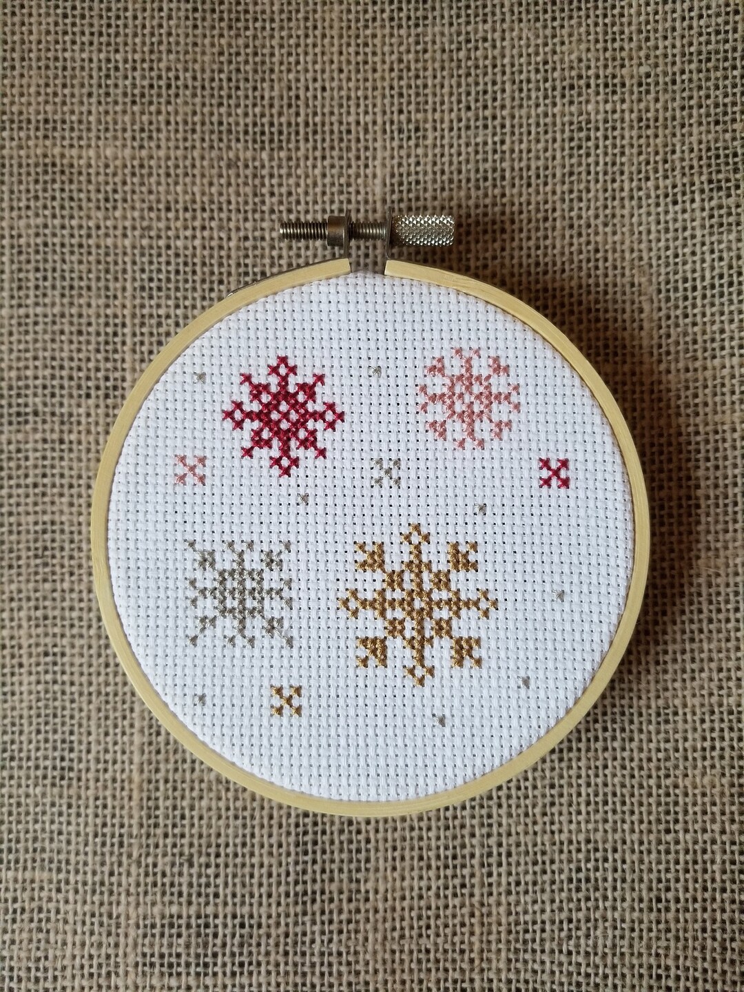 Counted Cross Stitch Snowflakes Pattern - PDF Download - Etsy