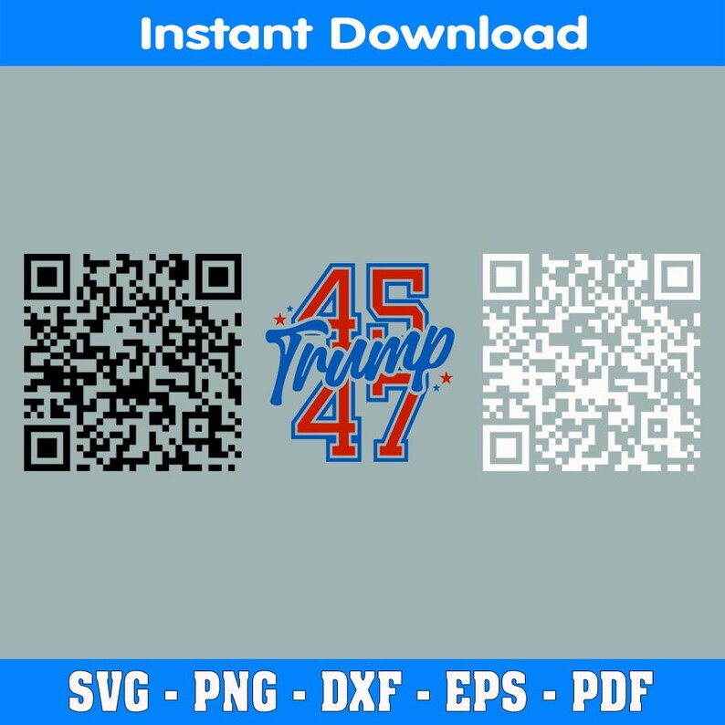Funny Trump Dance QR Code Svg Png, Hilarious Donald Trump QR Code Prank ...