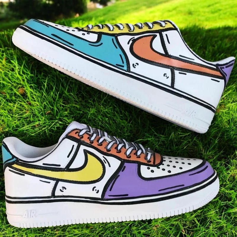 Custom Cartoon Shoes - Etsy