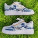 Custom Waves Air Force 1 Shoes, Custom Hand Painted Waves AF1, Waves ...