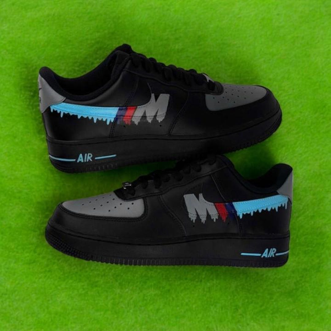 Custom BMW Motorsport Air Force 1 Shoes, Custom Hand Painted BMW AF1 ...