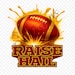 Raise Hail Football Design - Etsy