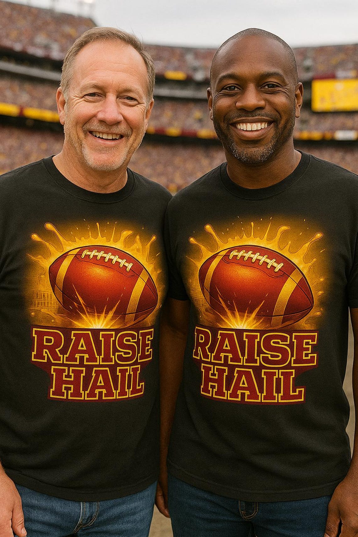Raise Hail Football Design - Etsy