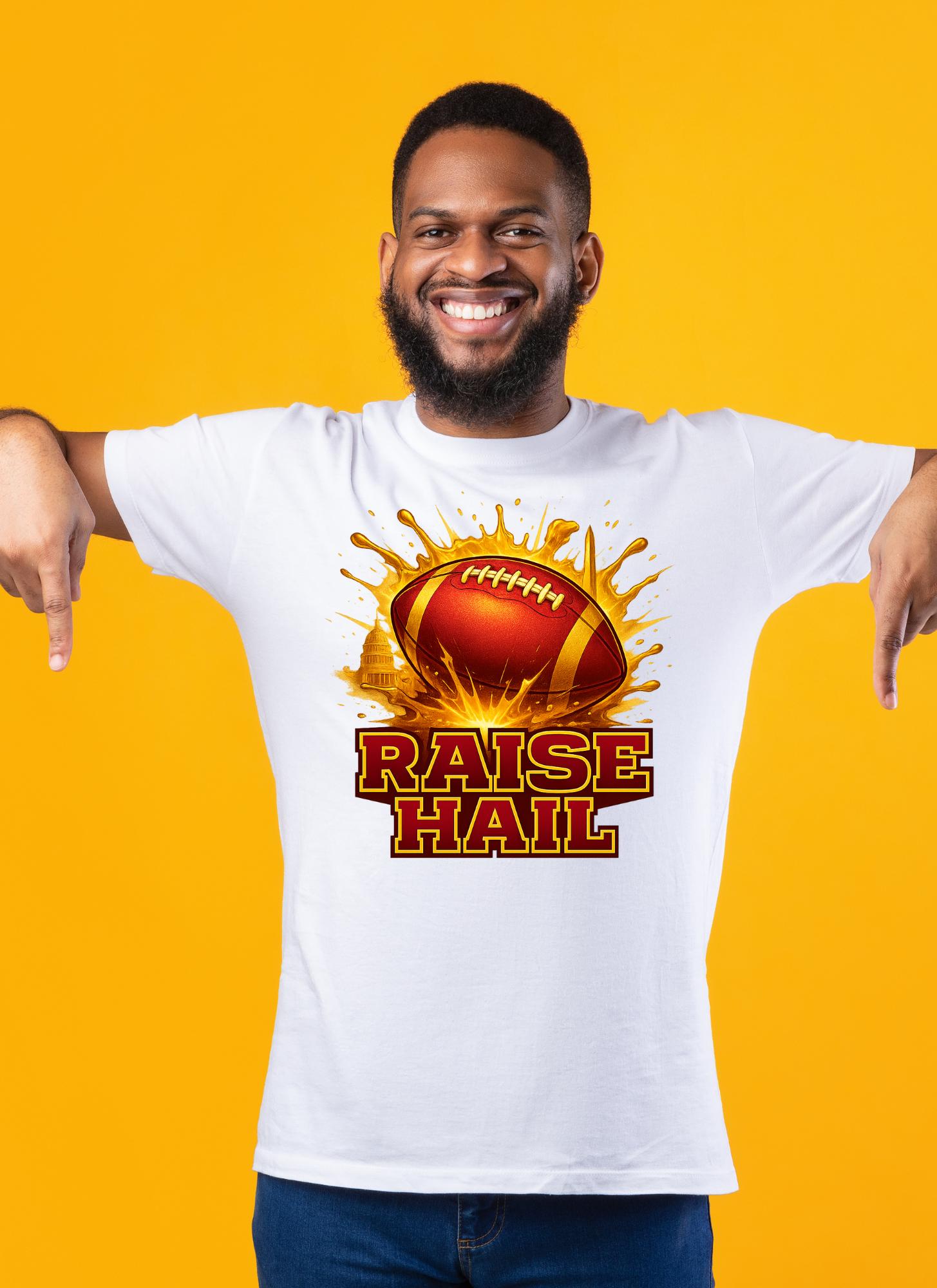 Raise Hail Football Design - Etsy