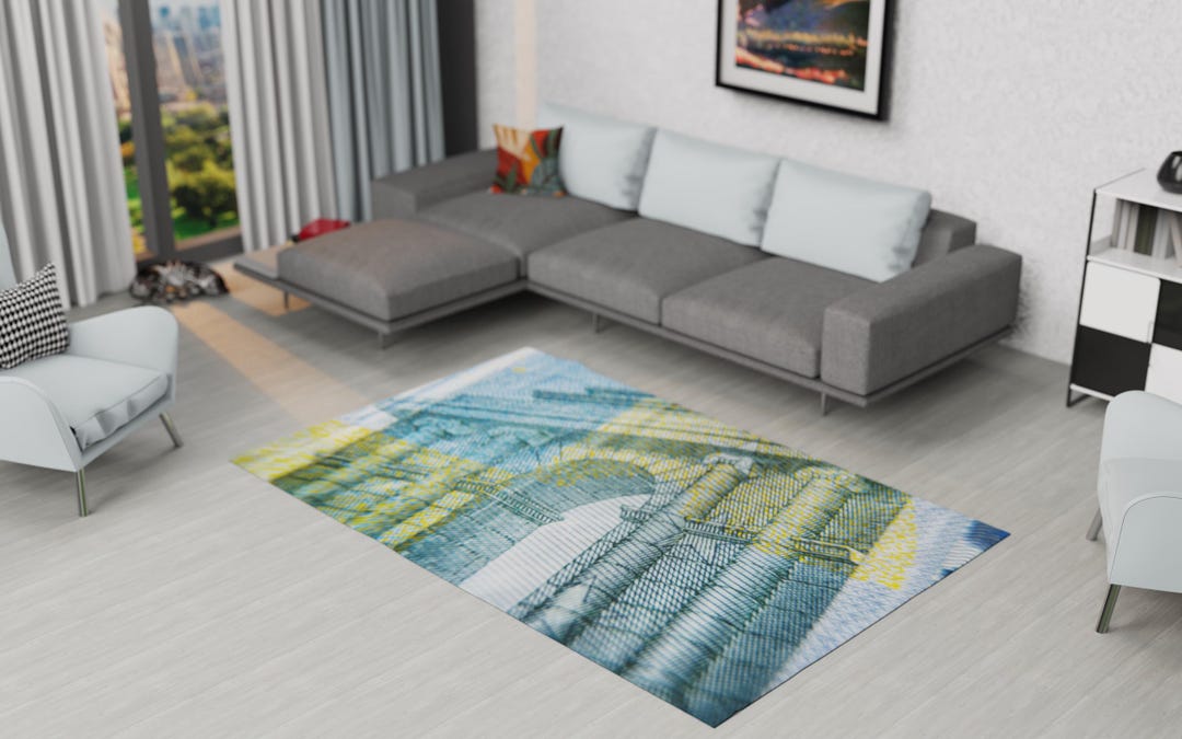 Berlin Wall Themed Rug, Building Rug, Germany Rug, Berlin Rug ...