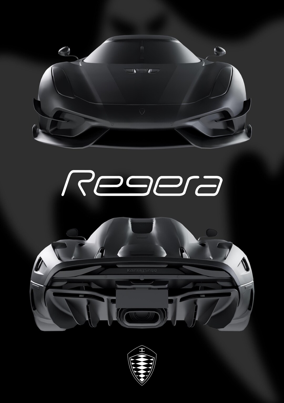 Koenigsegg Regera Supercar Poster - Etsy