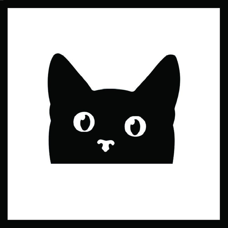 Peeking Cat Sticker Mirror - Etsy