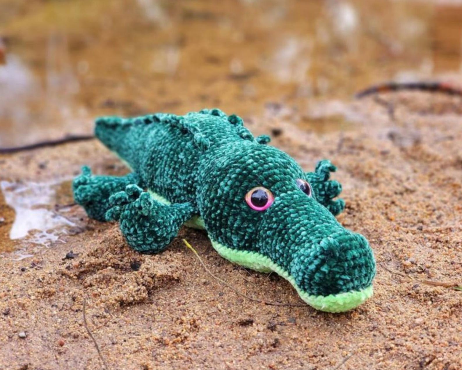Crocodile No Sew Crochet Pattern,no Sew Amigurumi Crochet Crocodile ...