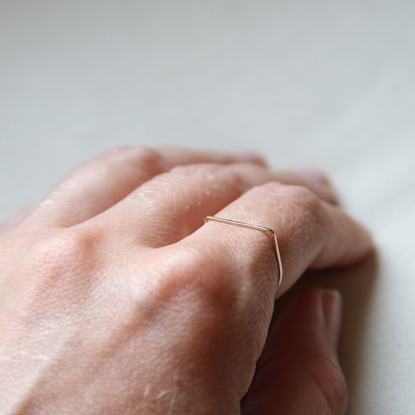 Simple Gold Ring - Etsy