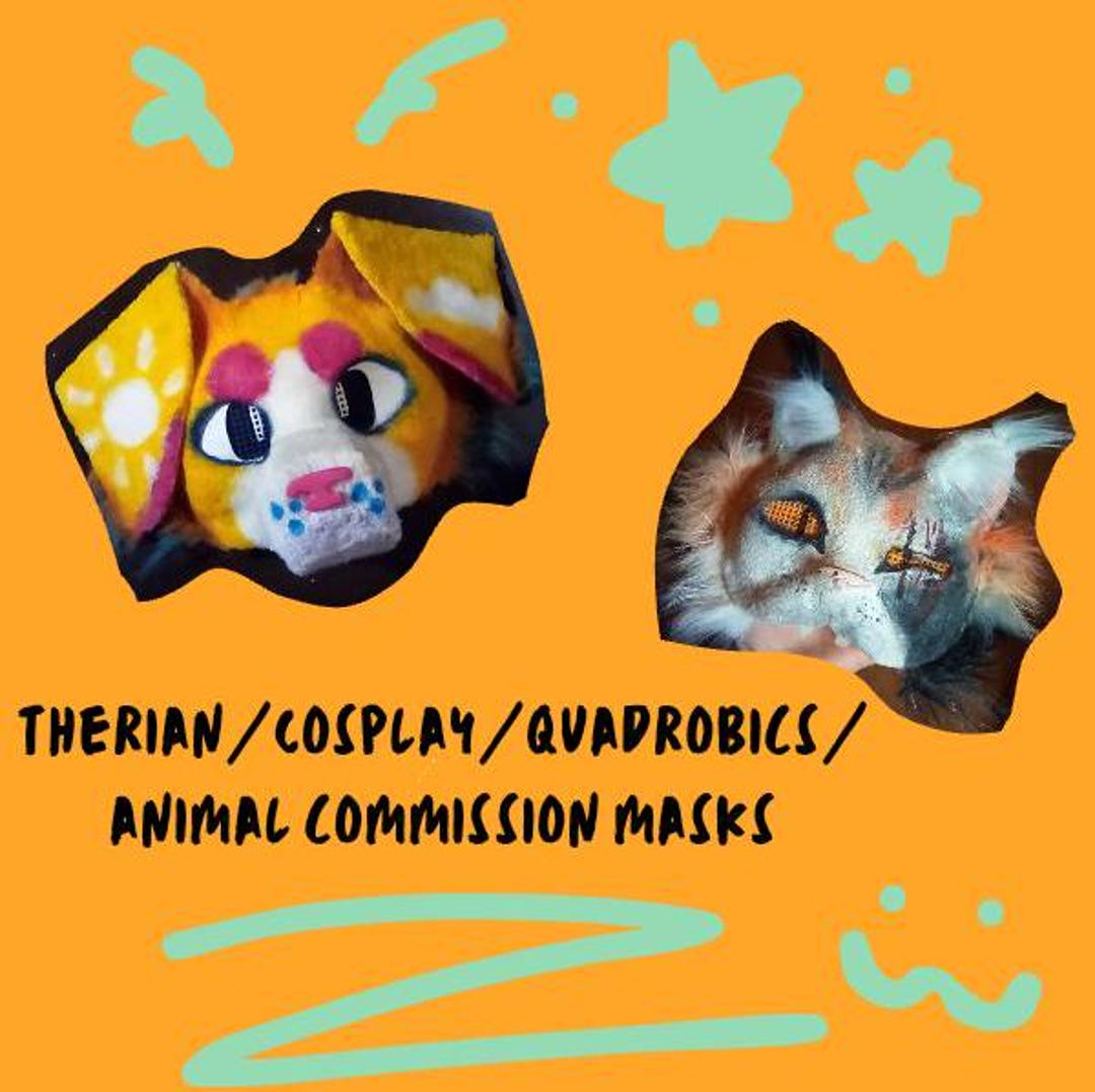Therian/cosplay/quadrobics/animal Commission Masks - Etsy
