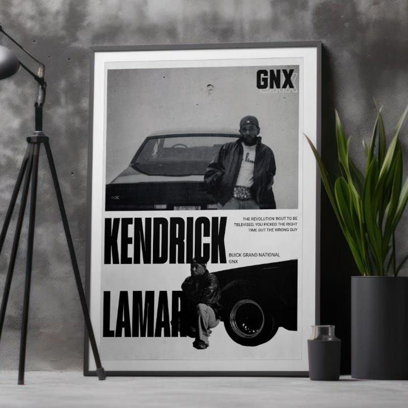 Kendrick Lamar Gnx Poster - Etsy