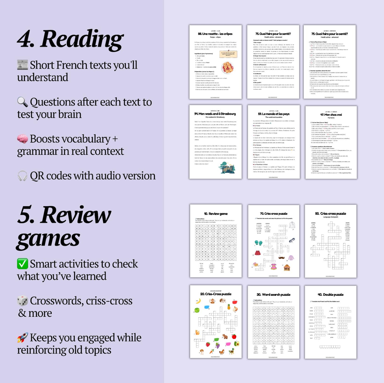 French Beginner Workbook A1-A2 | Step-by-step Printable French Plan ...