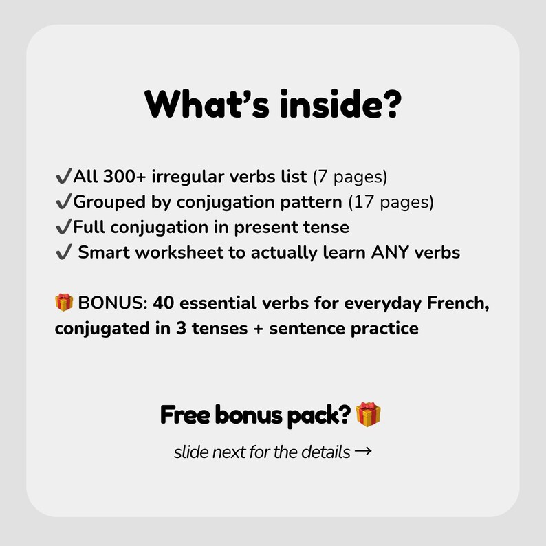The French IRREGULAR VERBS Smart SYSTEM: All 300+ Verbs Grouped by ...