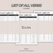 100 French Verbs Flashcards: Printable Study Set (PDF) - Etsy