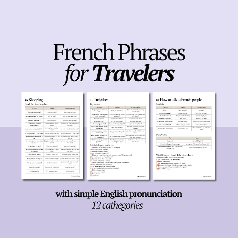 Survival Language Guide - Etsy