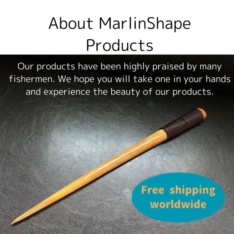 Marlinspike Made From Blue Marlin Bill – Handcrafted in Okinawa, Japan ...