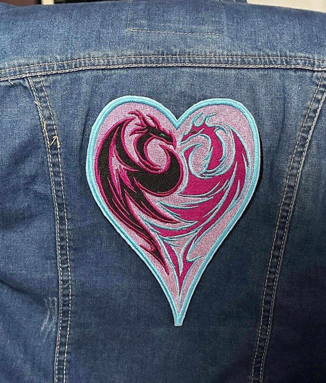 Descendants Mal Dragon Heart PES File - Etsy