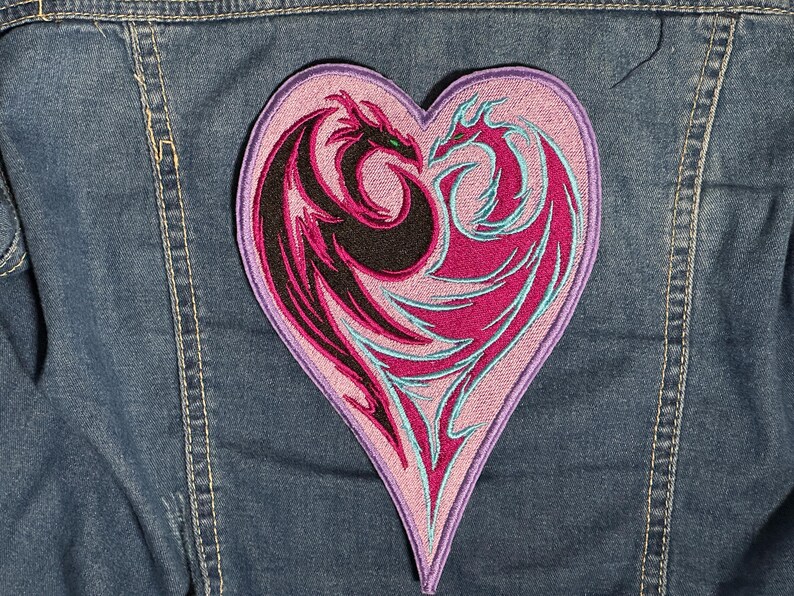 Descendants Mal Logo Iron on Patch Daughter of Hades (blue Boarder) - Etsy