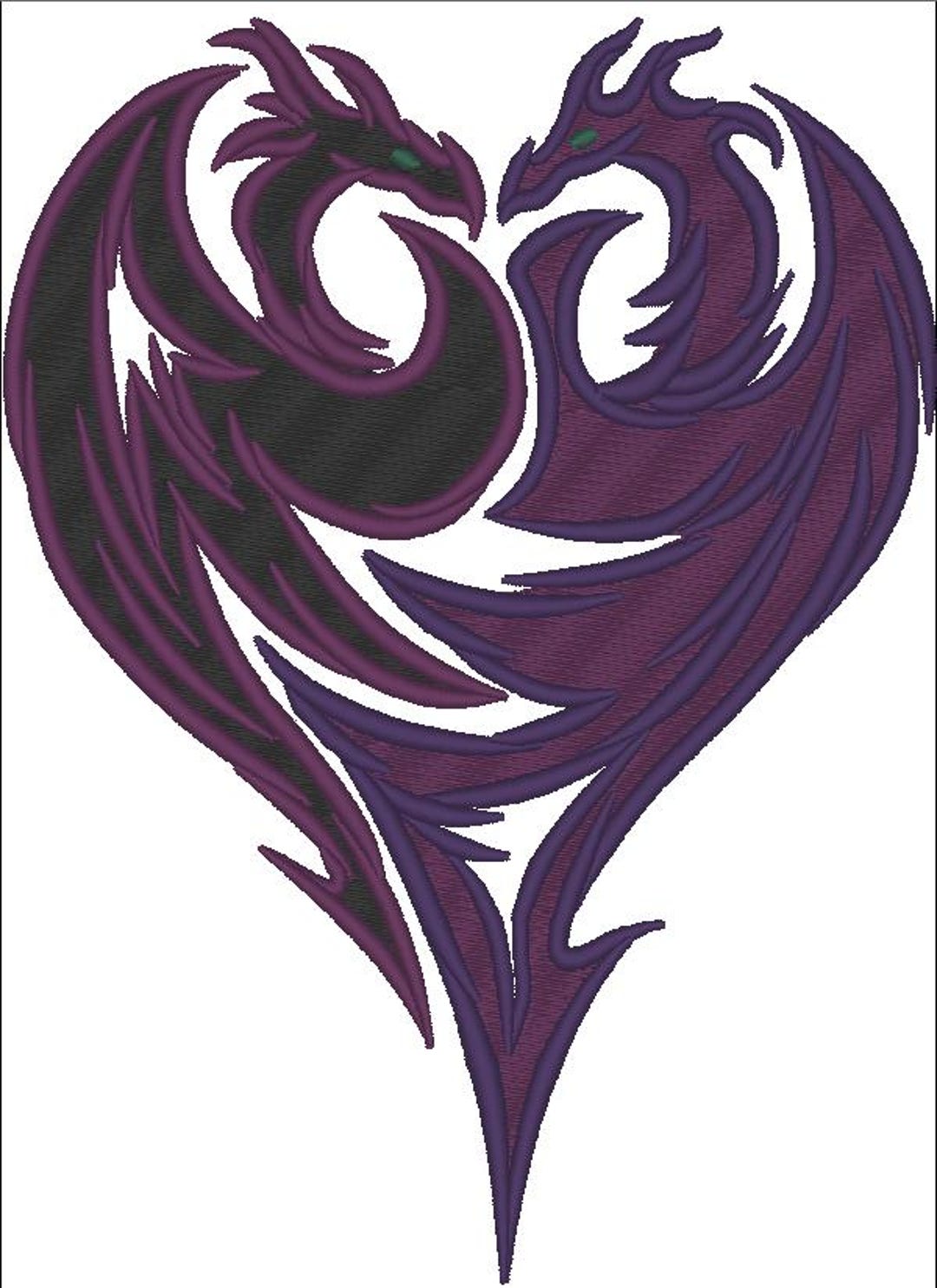 Descendants Mal Dragon Heart Non Patch PES File - Etsy