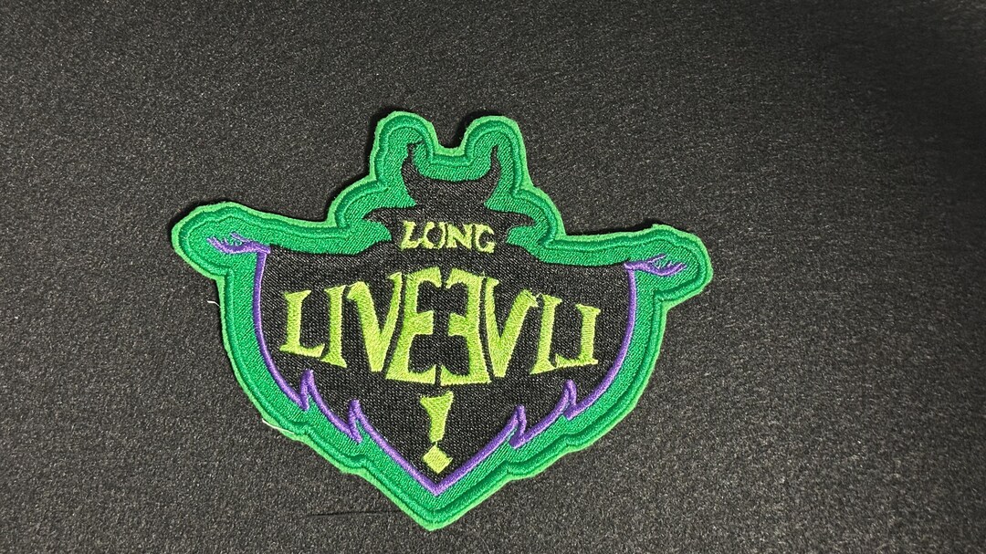 Descendants Long Live Evil Iron on Patch - Etsy