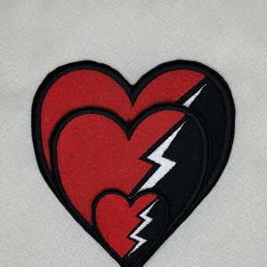 Descendants Rise of Red ***2 Inch *** Heart Iron on Patch. - Etsy