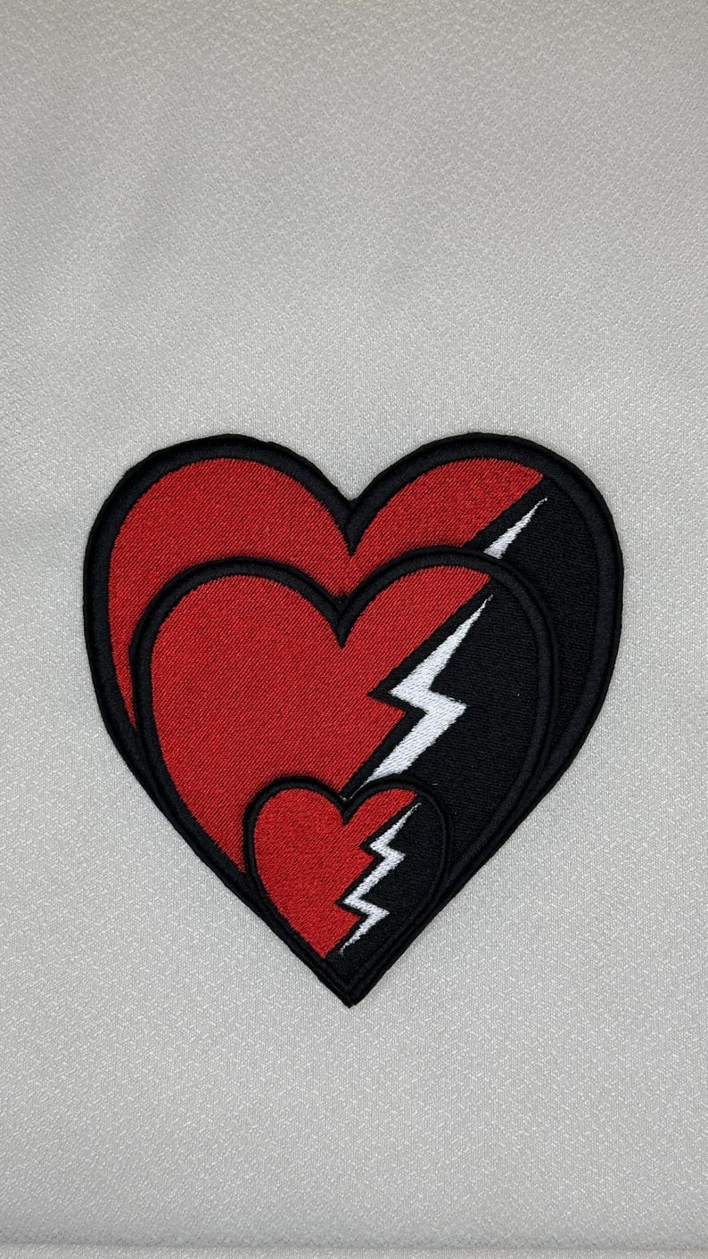 Descendants Rise of Red ***2 Inch *** Heart Iron on Patch. - Etsy