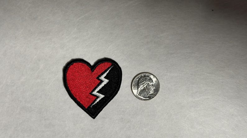Descendants Rise of Red ***2 Inch *** Heart Iron on Patch. - Etsy