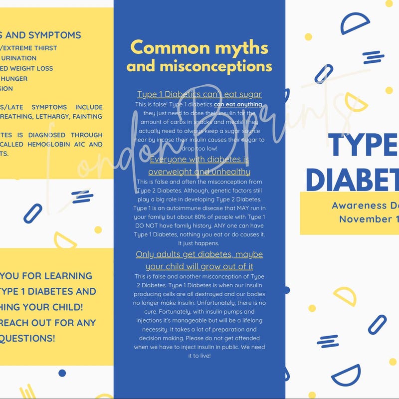 Type 1 Diabetes - Etsy