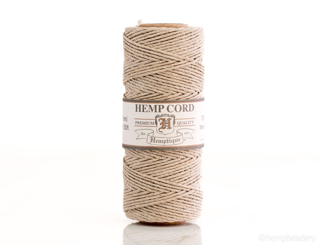 Natural Hemp Cord 1mm Thick 205 Feet Spool - Etsy