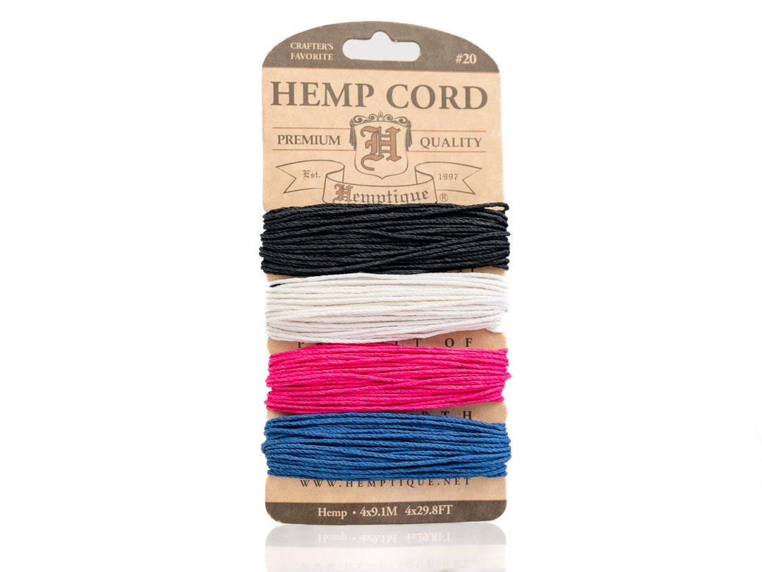 Mod Squad Hemp Twine Sample Card -CH40 - Etsy