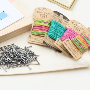 Hemp String Art Kit, Wooden Wall Decor, 5 Templates, Craft Supply - Etsy