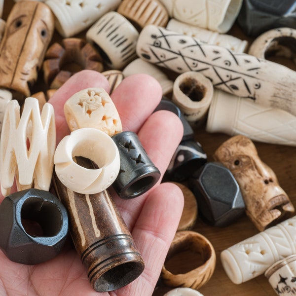 Indian Bone Beads - Etsy