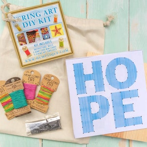 Hemp String Art Kit, Wooden Wall Decor, 5 Templates, Craft Supply - Etsy