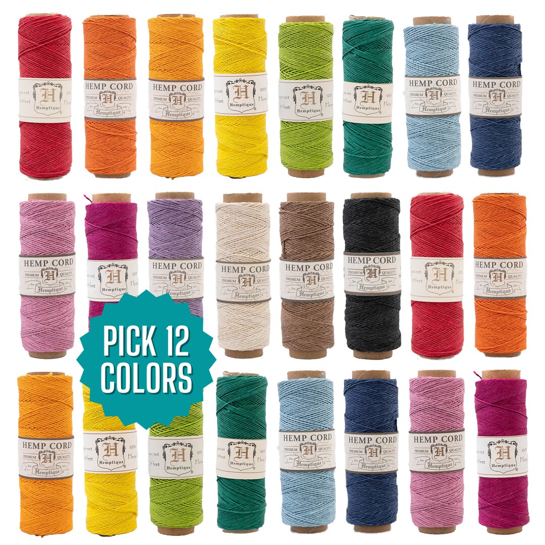Thin Hemp Twine .5mm Plain Hemp Cord Spools Hemptiqie Brand - Etsy UK
